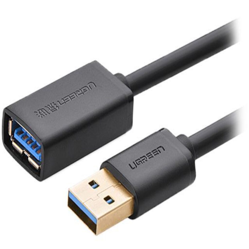 Cabo Extensor USB 3.0 3 Metros Macho-Fêmea Preto UGREEN - Grupo Discabos