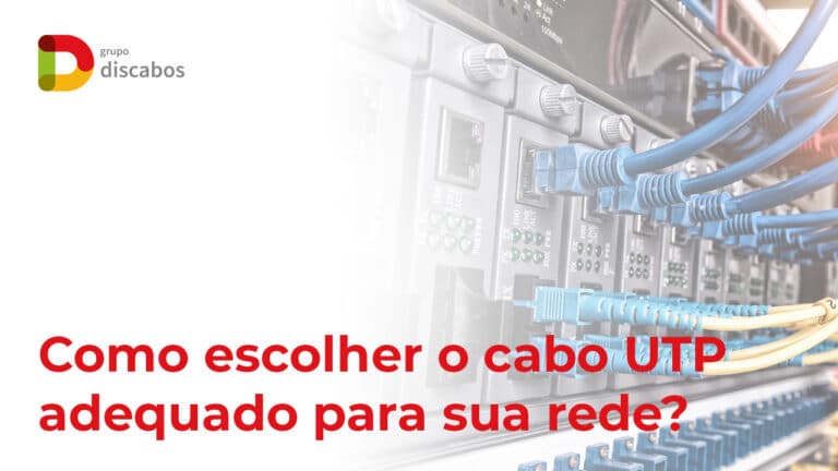 O que é um cabo UTP?