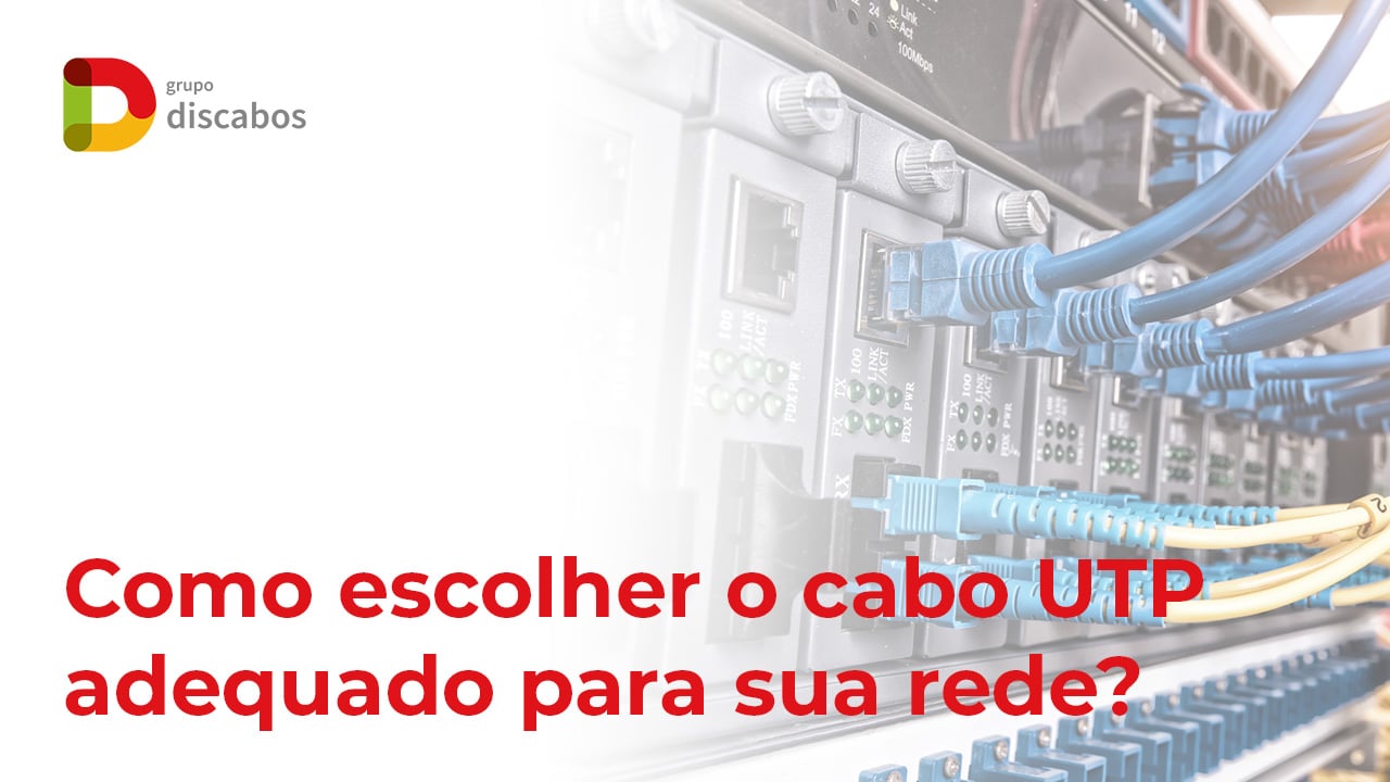 O que é um cabo UTP?
