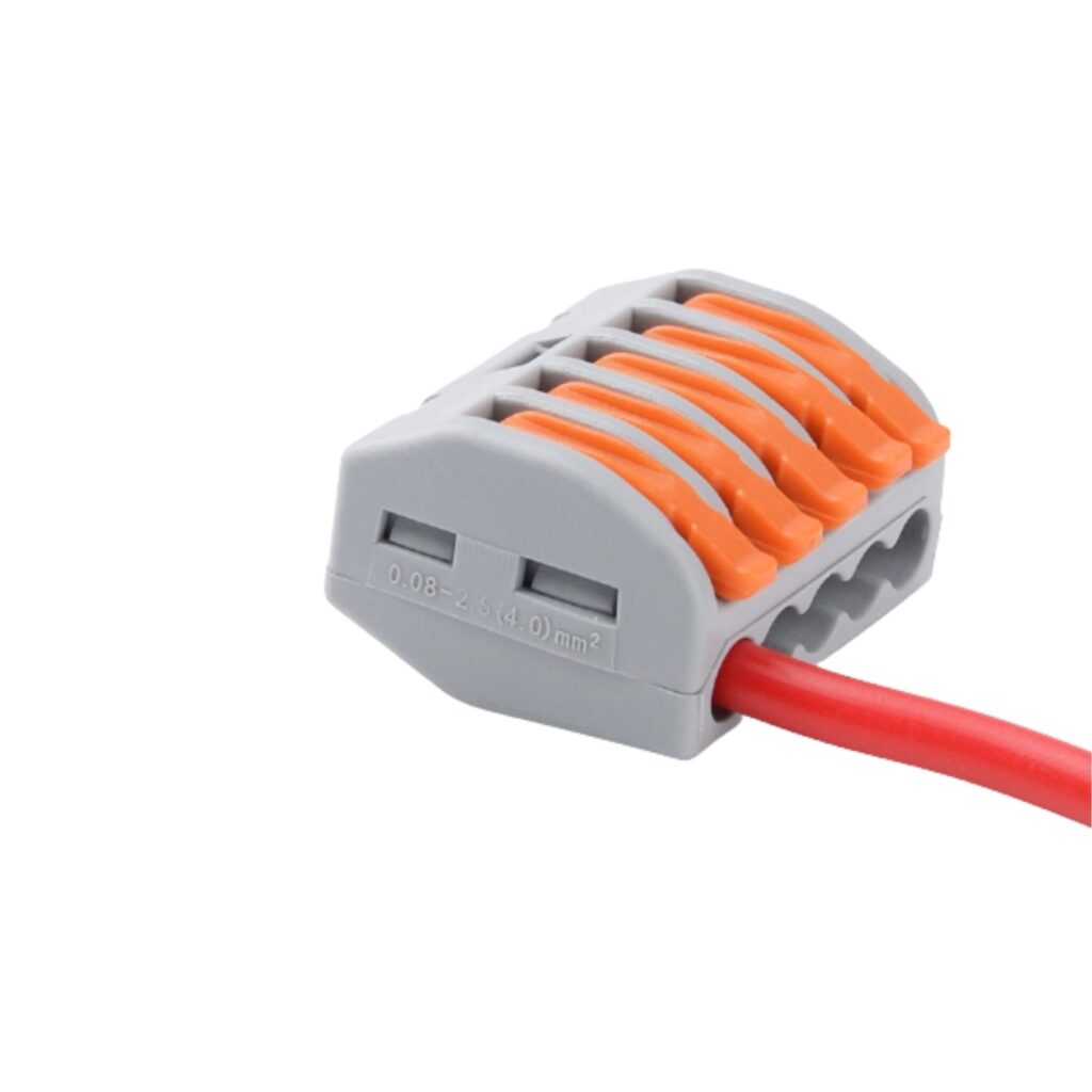 Conector Emenda de Fio Eletrico 450V 32A 5 Polos 50 pcs - Grupo Discabos