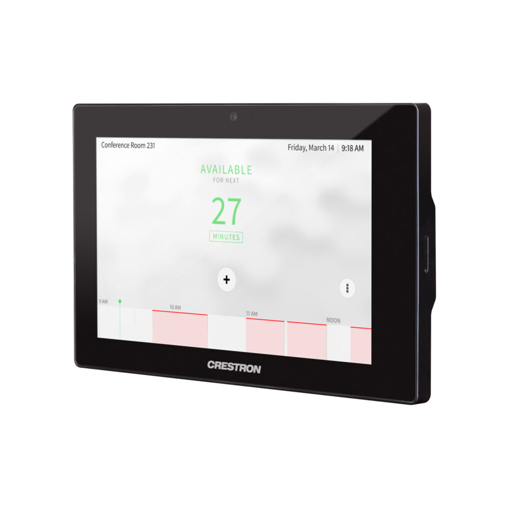 TSS-7-B-S Painel agendamento 7" preto CRESTRON - Grupo Discabos