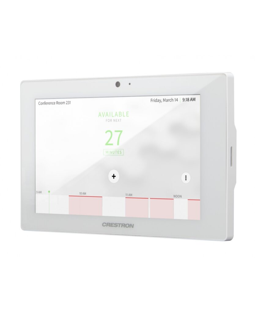 TSS-7-W-S painel agendamento 7" branco CRESTRON - Grupo Discabos