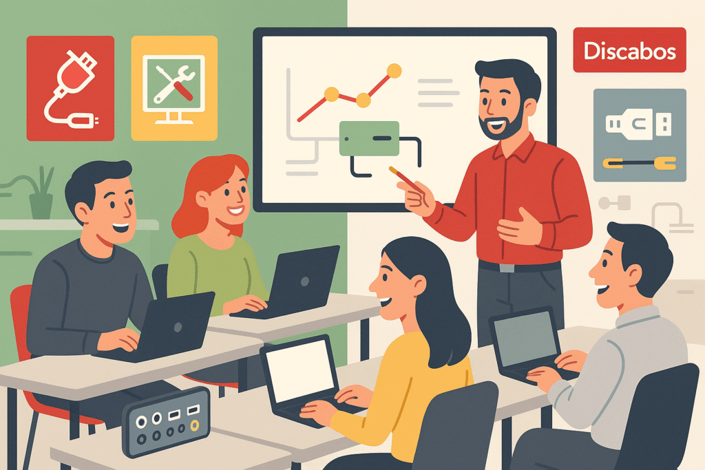 Treinamento Curso de Áudio e Vídeo Onboarding AV - Grupo Discabos